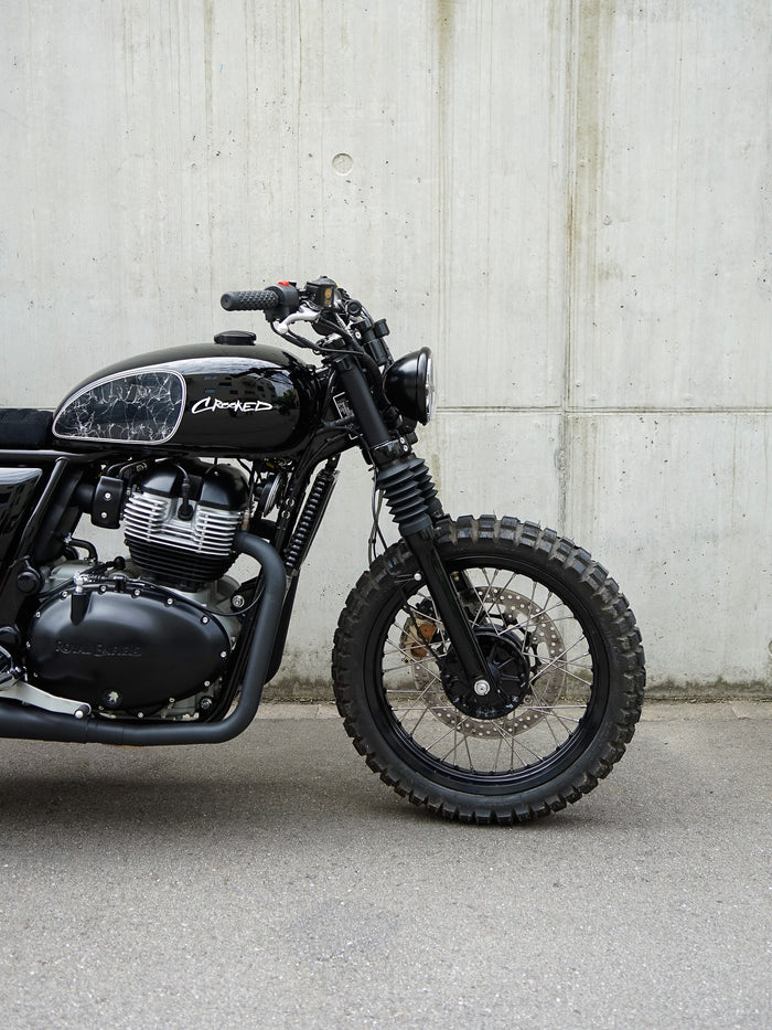 Royal Enfield Interceptor 650 - LED Angel Eye headlight conversion kit